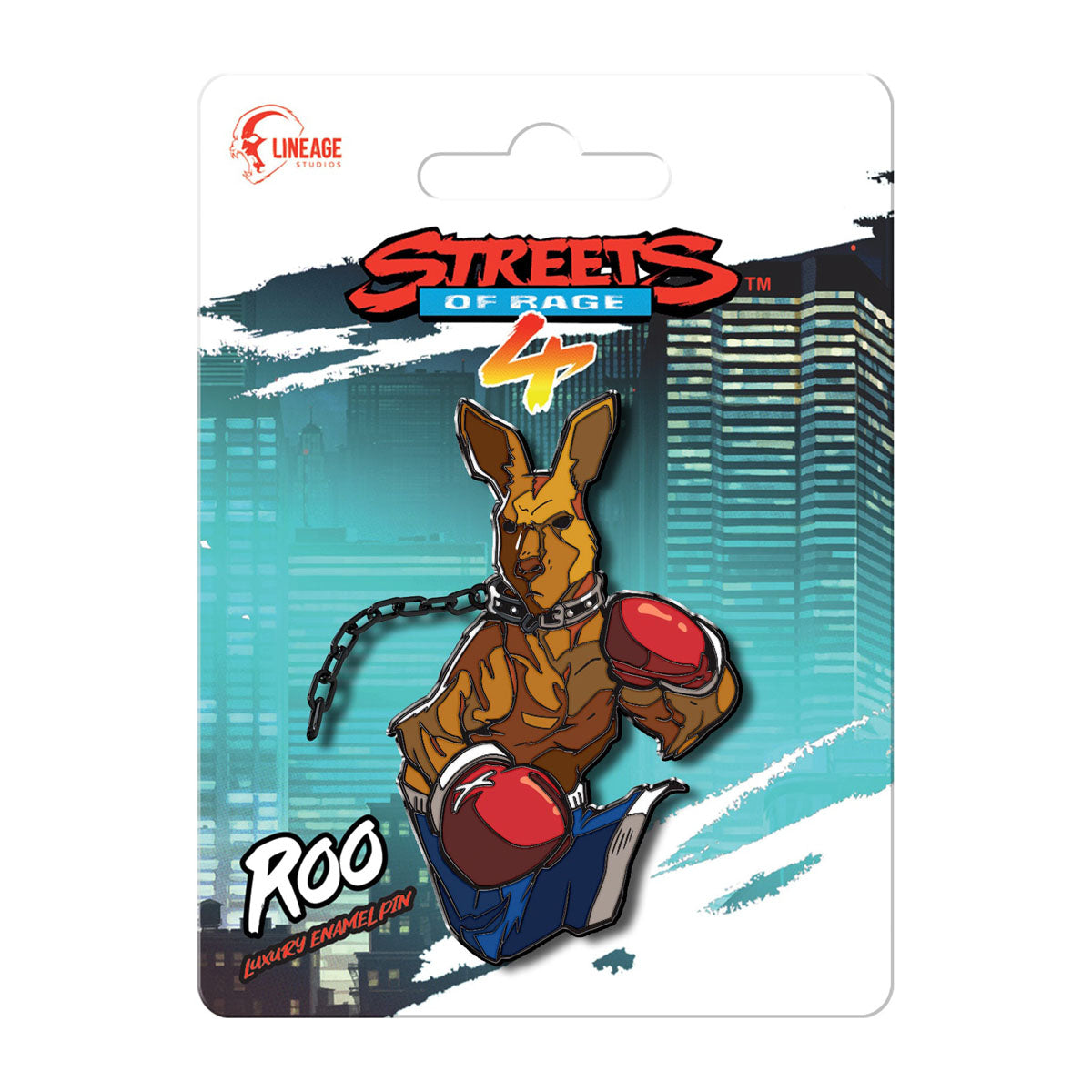 Streets of Rage 4 Roo Luxury Enamel Pin – Insert Coin Toys