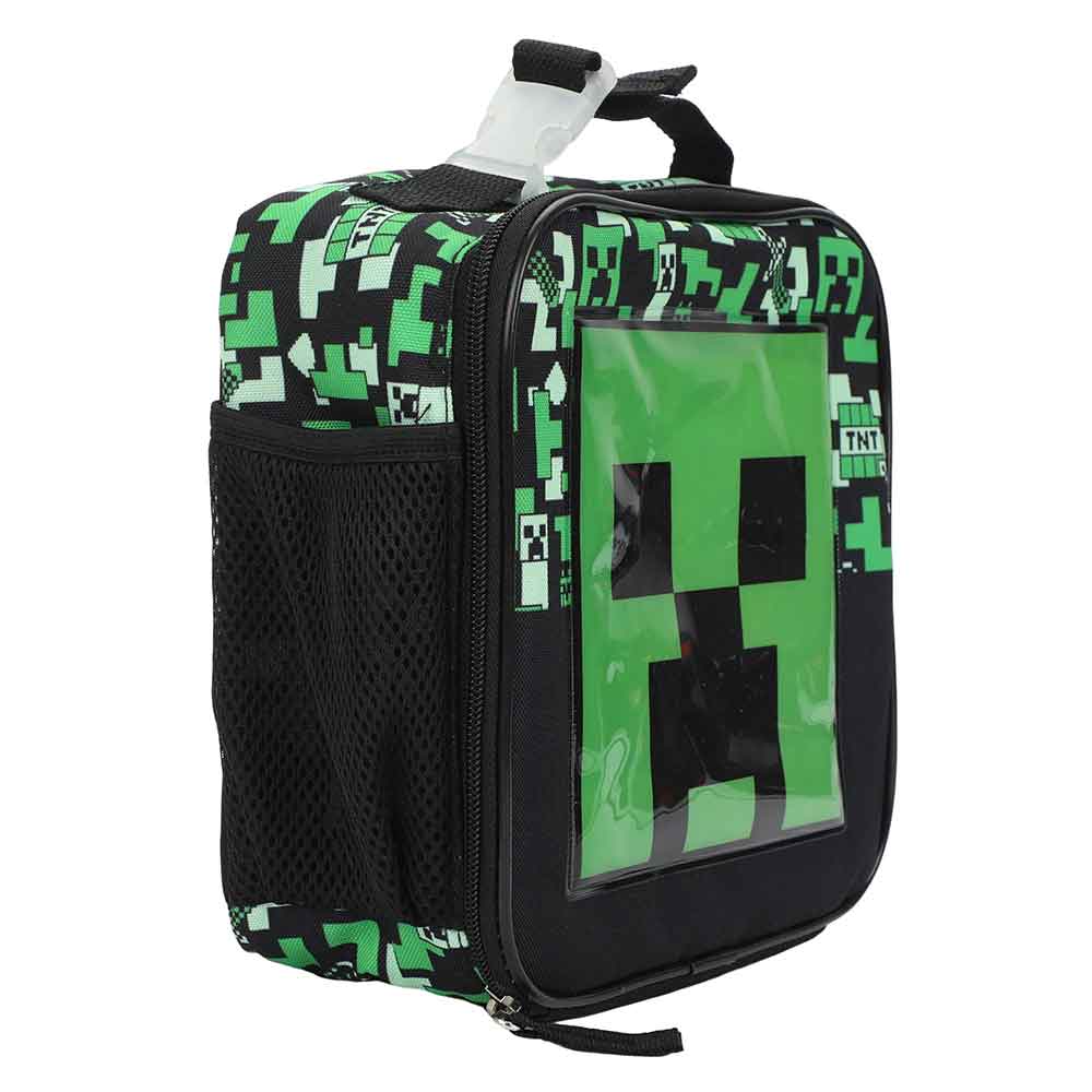 Minecraft Creeper Insulated Lunch Box – Insert Coin Toys