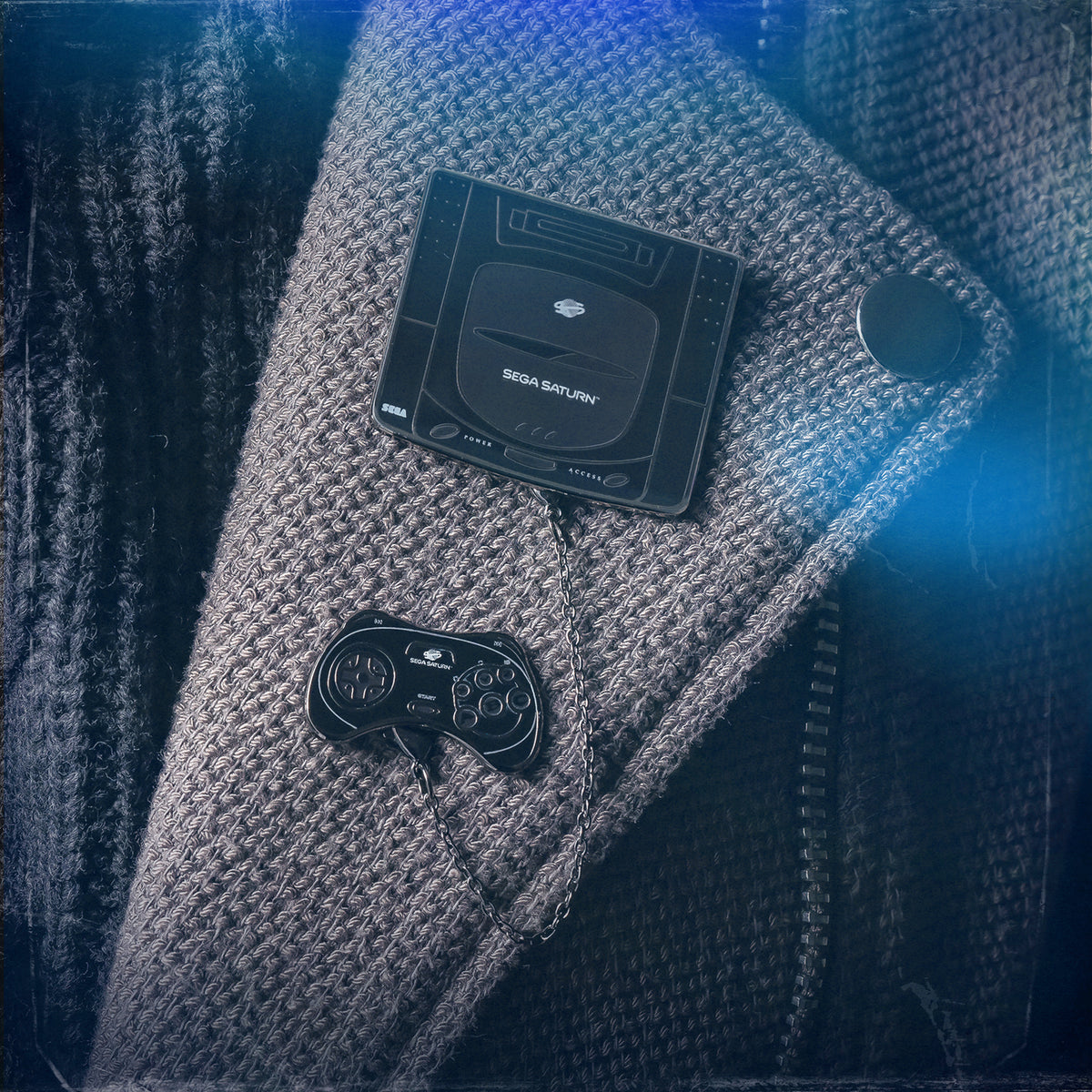 SEGA Saturn Console and Controller Enamel Pin Set – Insert Coin Toys