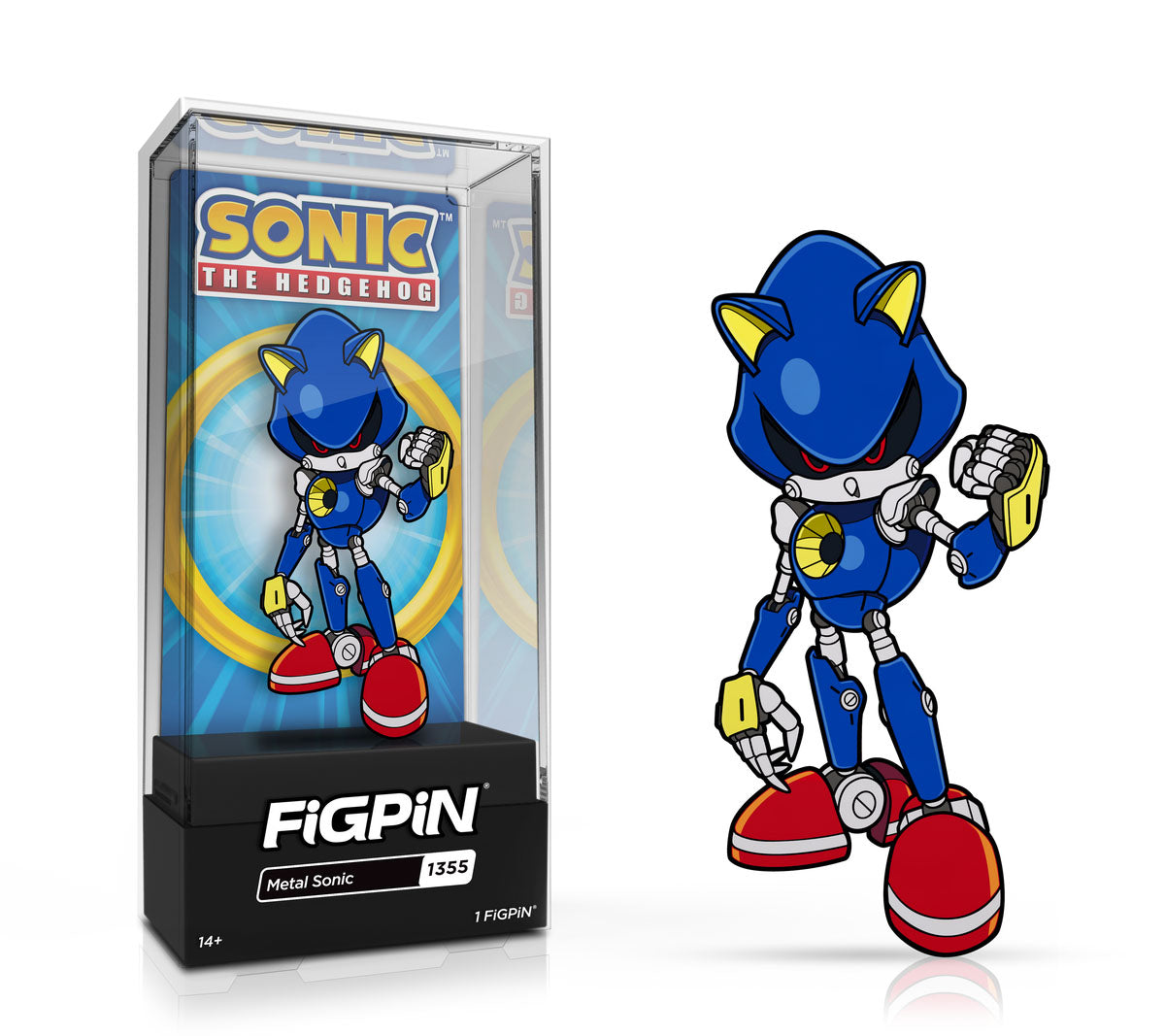 Sonic the Hedgehog Metal Sonic FiGPiN Classic 3-Inch Enamel Pin ...