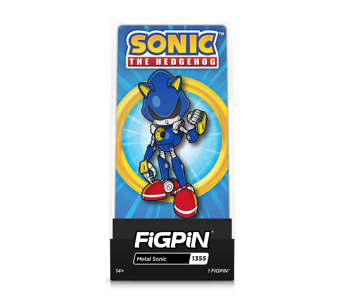 Sonic the Hedgehog Metal Sonic FiGPiN Classic 3-Inch Enamel Pin ...