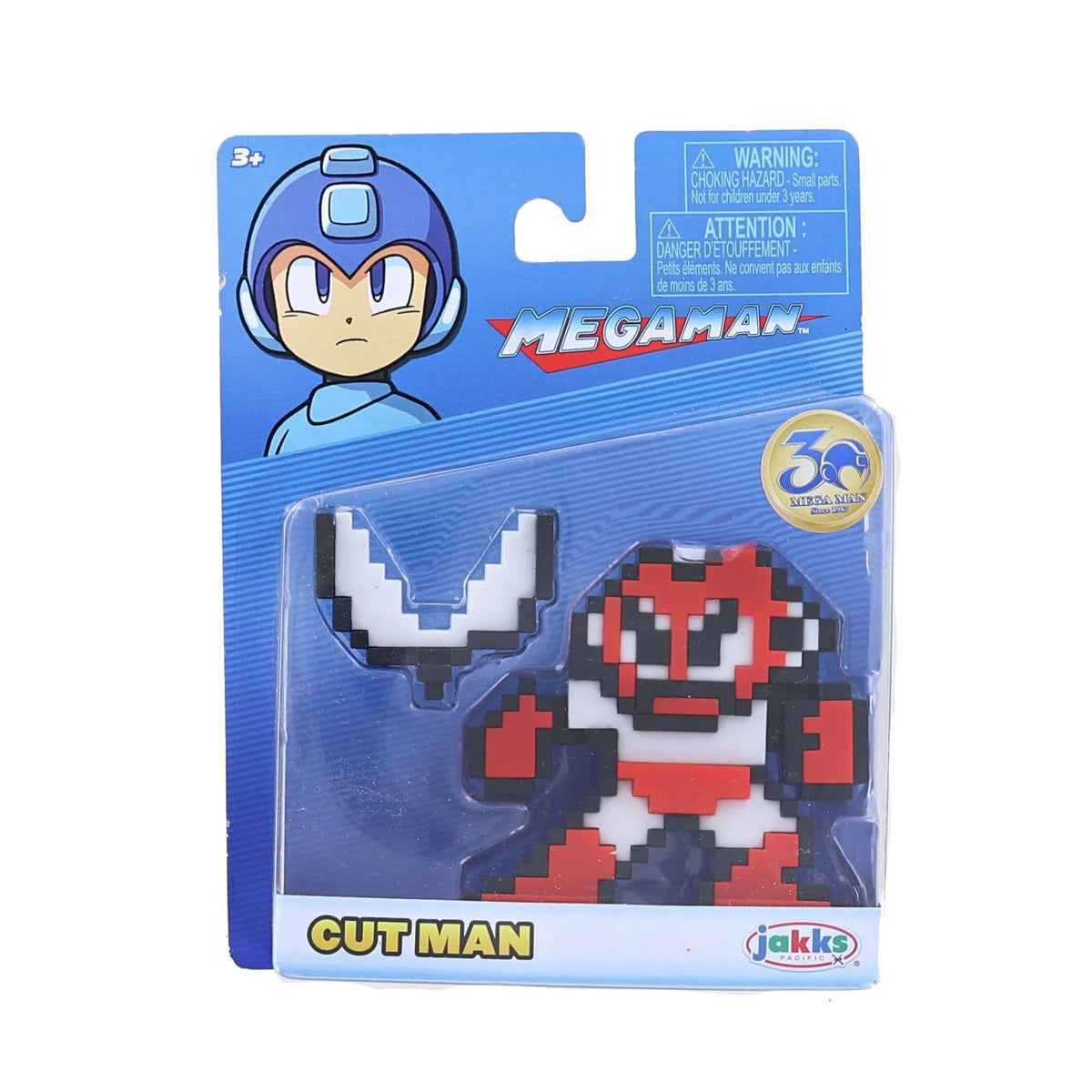 Mega Man 30th Anniversary Cut Man 8 Bit Action Figure – Insert Coin Toys
