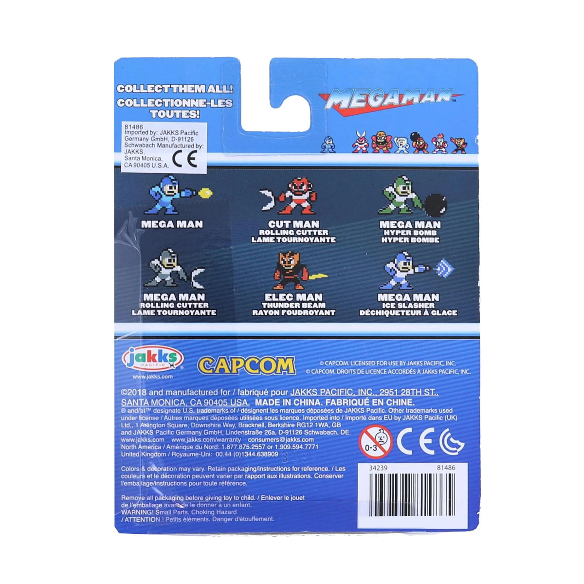 Mega Man 30th Anniversary Cut Man 8 Bit Action Figure – Insert Coin Toys