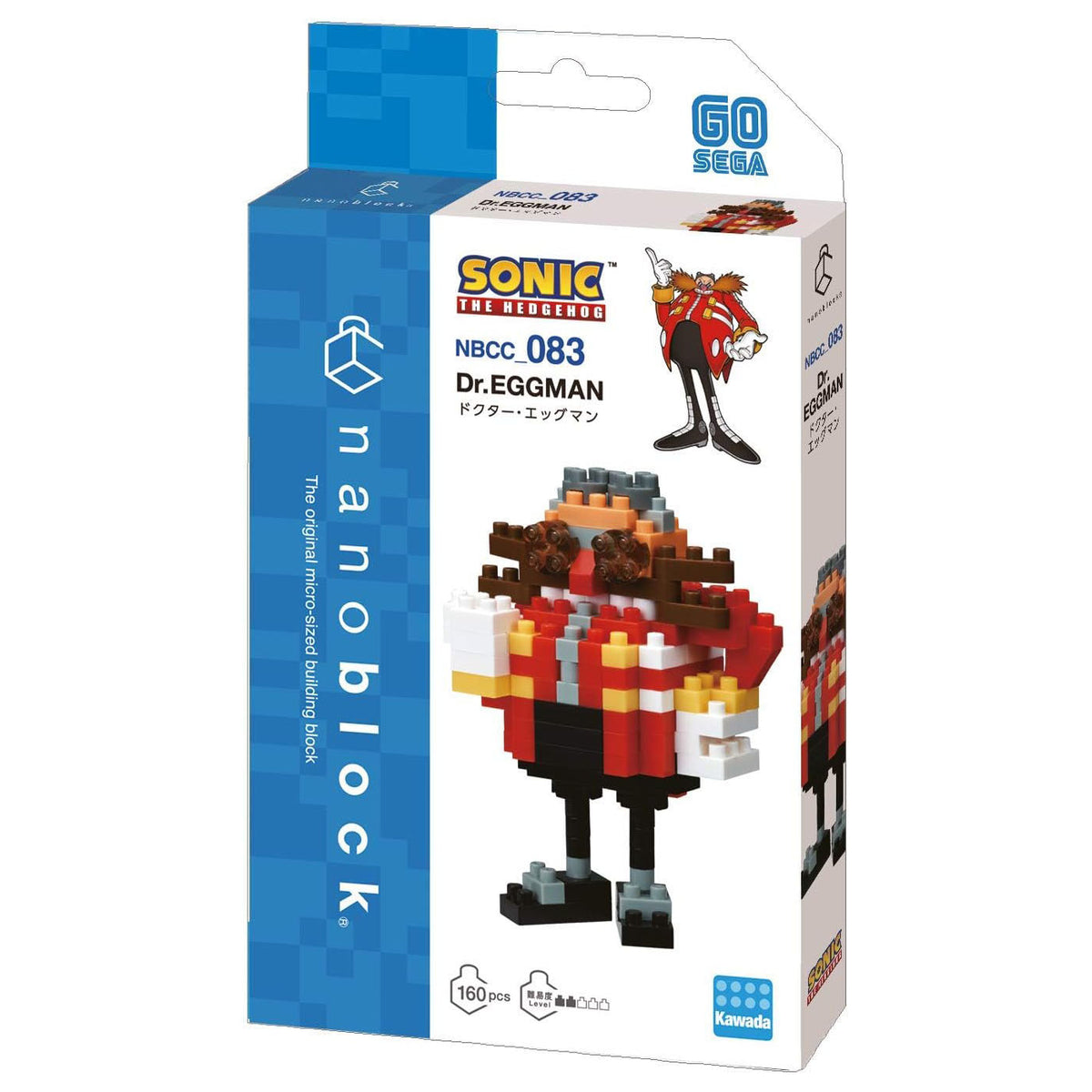 Sonic the Hedgehog Doctor Ivo Eggman Robotnik Nanoblock Constructible ...
