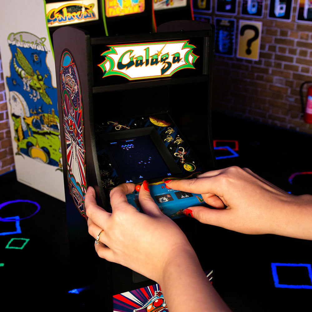 Galaga Quarter Scale Arcade Cabinet – Insert Coin Toys