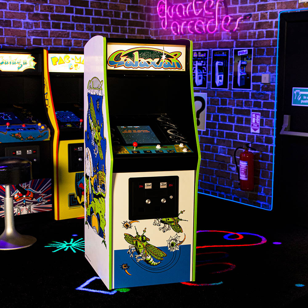 Galaxian Quarter Scale Arcade Cabinet – Insert Coin Toys