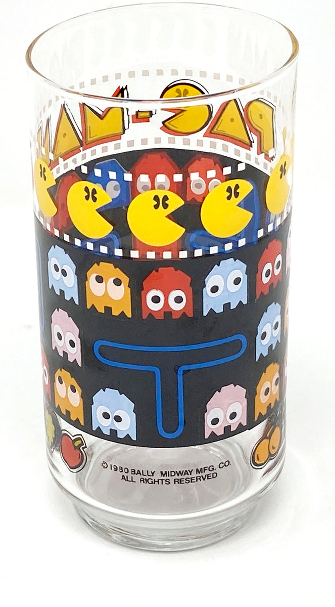 PAC-MAN Screen Printed Drinking Glass – Insert Coin Toys