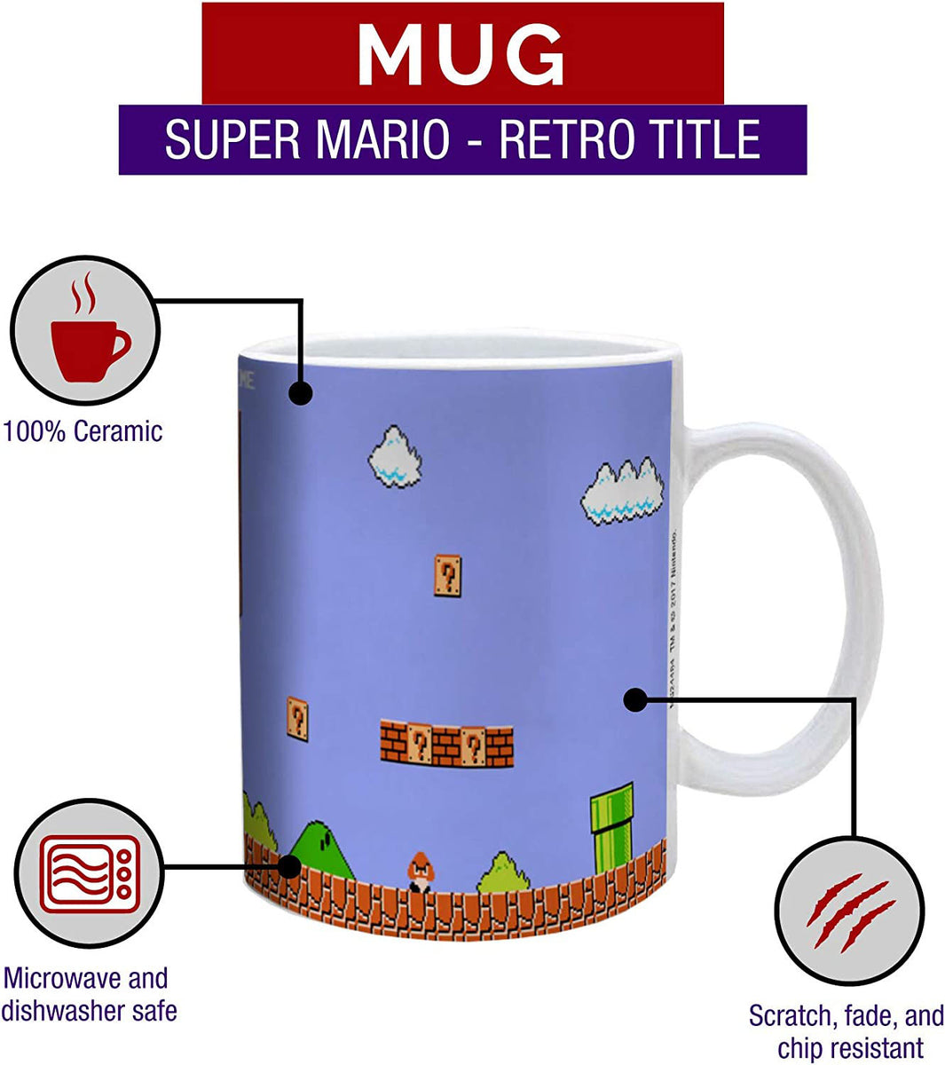 Super Mario Bros. Nintendo Entertainment System (NES) Title Mug ...