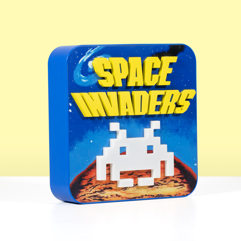 Space Invaders 3D Desk Lamp / Wall Light – Insert Coin Toys