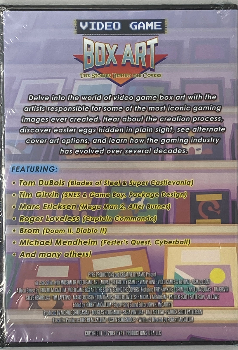 Video Game Box Art: The Stories Behind the Covers Documentary – Insert ...